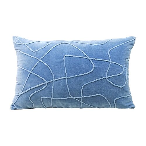 Click here for Vibhsa Linden Street Solid Velvet Embroidered Deco... prices