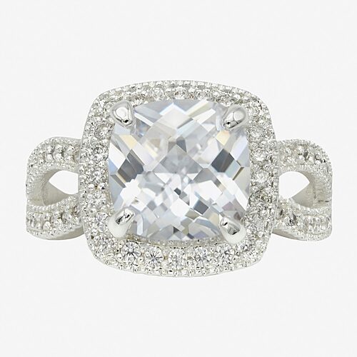 Click here for Sparkle Allure Womens Cubic Zirconia Pure Silver O... prices