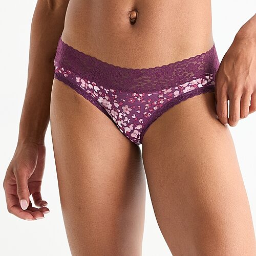 Click here for Ambrielle Everyday Cheeky With Lace Trim Panty  La... prices