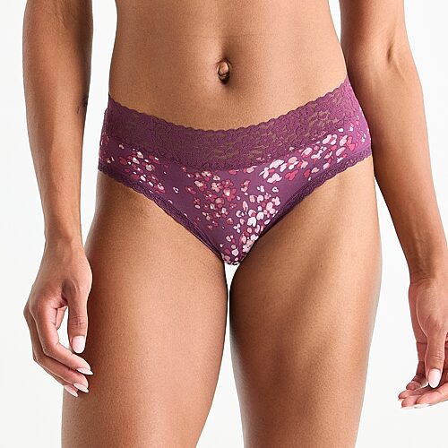 Click here for Ambrielle Everyday Hipster with Lace Trim Panty  S... prices