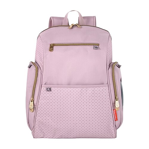 Fisher-Price Adjustable Straps Cell Phone Pocket Diaper Bag  One Size  Pink