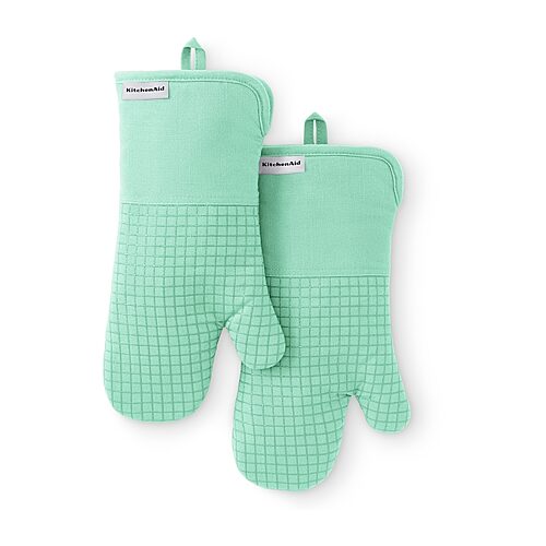 Click here for KitchenAid Gourmet Series Gridlines Oven Mitts Set... prices