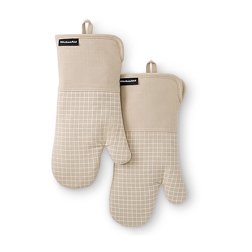 Click here for KitchenAid Gourmet Series Gridlines Oven Mitts Set... prices