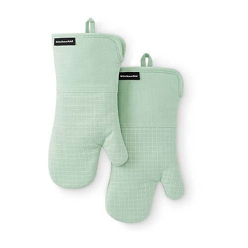 Click here for KitchenAid Gourmet Series Gridlines Oven Mitts Set... prices