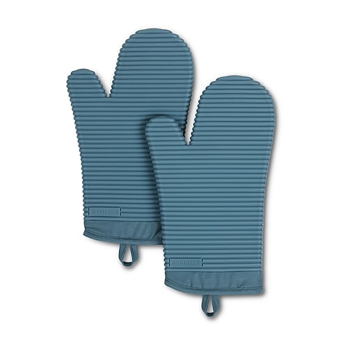 Click here for KitchenAid Ribbed Soft Silicone 2-Pc. Oven Mitt Se... prices