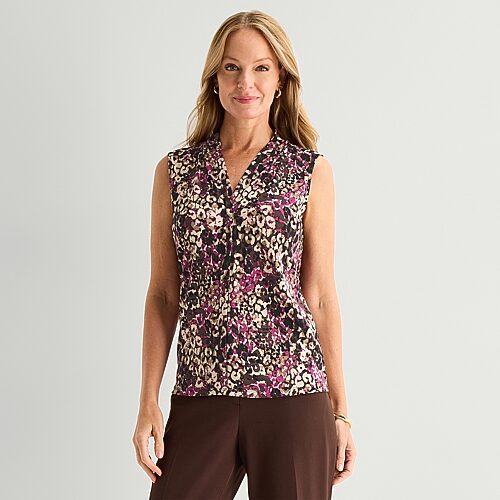 Click here for Black Label by Evan-Picone Womens V Neck Sleeveles... prices
