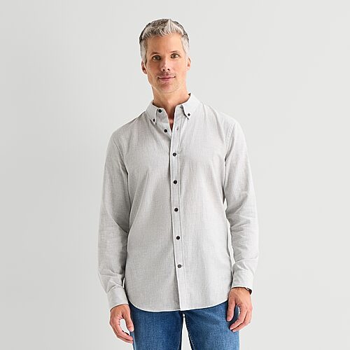 Click here for St. Johns Bay Mens Long Sleeve Classic Fit Button-... prices