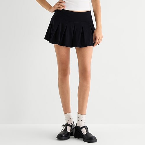 Click here for Arizona Womens Juniors Mini Pleated Skirt  Xx-larg... prices