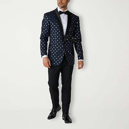 Click here for Opposuits Mens 3-pc. Tuxedo  38 Regular  Blue prices