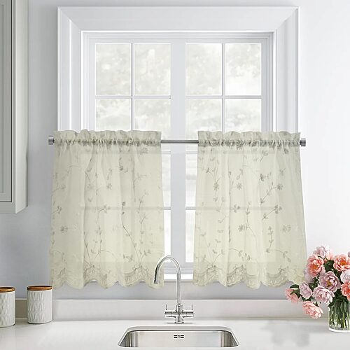 Click here for Habitat Grandeur 2-pc. Rod Pocket Window Tier  One... prices