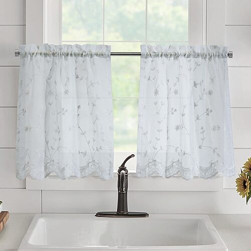 Click here for Habitat Grandeur 2-pc. Rod Pocket Window Tier  One... prices