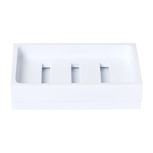 Click here for Queen Street Cutting Edge Soap Dish  One Size  Whi... prices