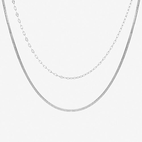 Click here for Womens Pure Silver Over Brass 2-pc. Necklace Set... prices