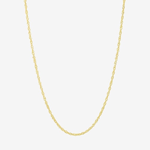 Click here for Made in Italy Womens 10K Gold 18 Inch Singapore Ch... prices