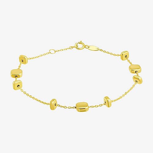 Click here for Womens 10K Gold Semisolid Chain Bracelet  One Size... prices