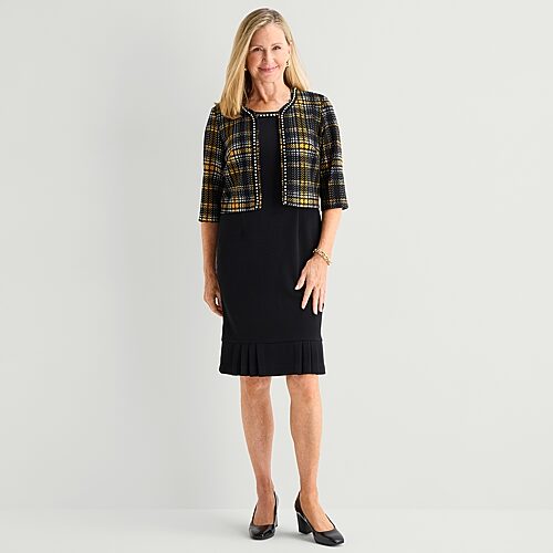 Click here for Maya Brooke Womens Jacket Dress  8  Black prices