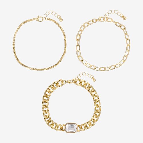 Click here for Forever 21 Womens 3-pc. Bracelet Set  One Size  Ye... prices
