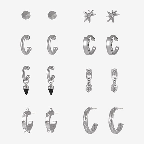 Click here for Forever 21 Womens Earring Set  One Size  Silver prices