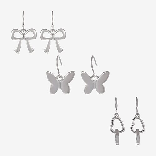 Click here for Forever 21 Womens 3 Pair Earring Set  One Size  Si... prices
