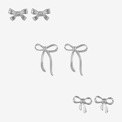 Click here for Forever 21 Womens Bow 3 Pair Earring Set  One Size... prices