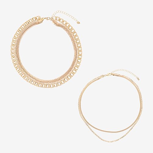 Click here for Forever 21 Womens 2-pc. Necklace Set  One Size  Ye... prices