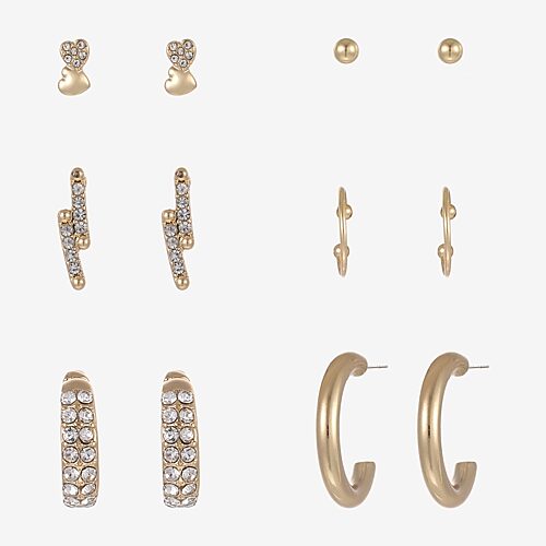 Click here for Forever 21 Womens 6 Pair Earring Set  One Size  Ye... prices