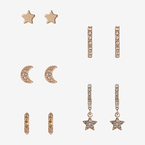 Click here for Forever 21 Womens 5 Pair Earring Set  One Size  Ye... prices