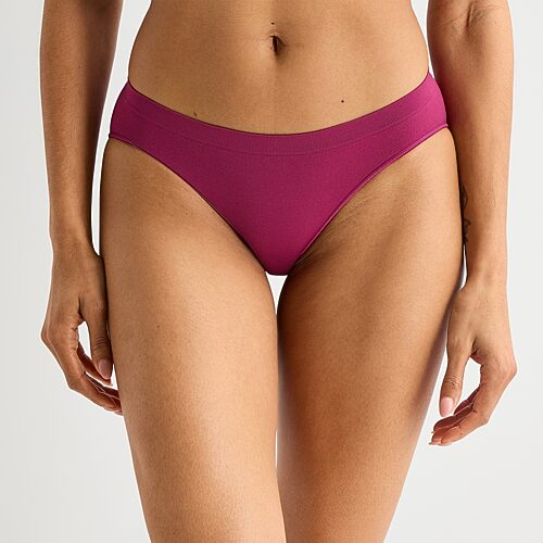 Click here for Ambrielle Seamless Bikini Panty  Small  Red prices
