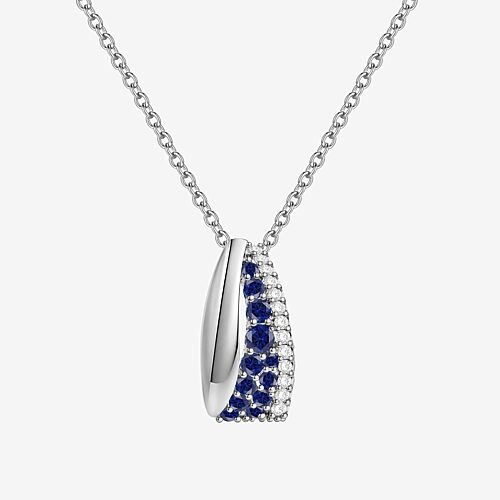 Click here for Lab Created Gemstone Sterling Silver Round 18 Inch... prices