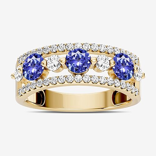 Click here for 1/2 CT. T.W. Lab-Grown Diamond and Genuine Gemston... prices