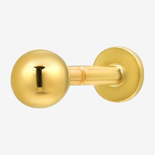 Click here for Gold Addiction Womens 10K Gold Ball Single Earring... prices