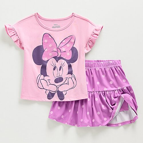 Click here for Toddler Girls 2-pc. Minnie Mouse Skirt Set  3t  Pi... prices