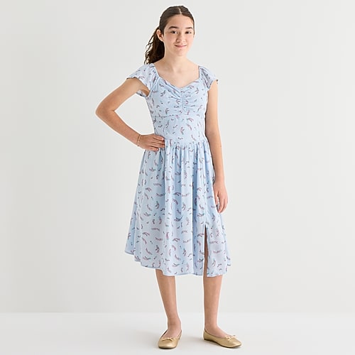 Click here for Thereabouts Little & Big Kid Girls Short Sleeve A-... prices