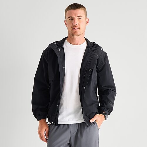 Click here for Xersion Mens Lightweight Windbreaker  Large  Black prices