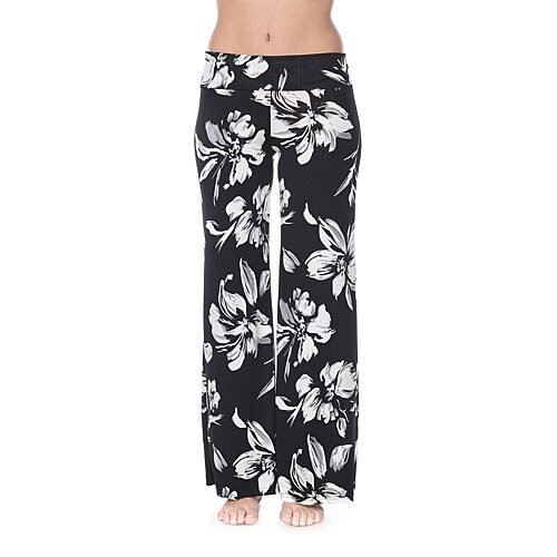 Click here for White Mark Womens Mid Rise Wide Leg Palazzo Pant... prices