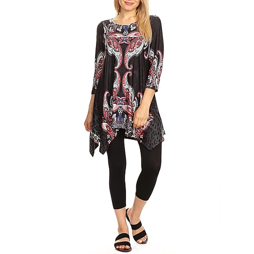Click here for Womens White Mark Paisley & Leopard Print Marlene... prices
