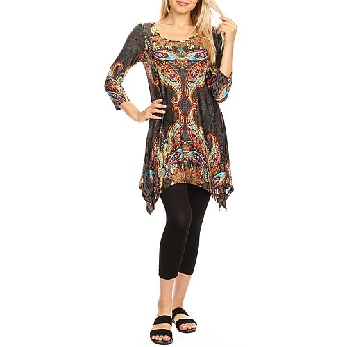 Click here for Womens White Mark Paisley & Leopard Print Marlene... prices