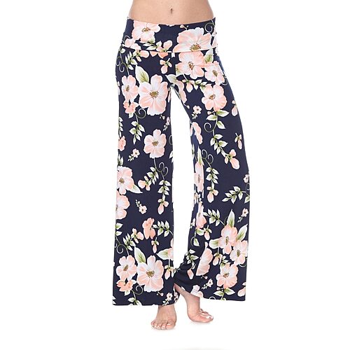 Click here for White Mark Floral Print Palazzo Pants - Orange prices