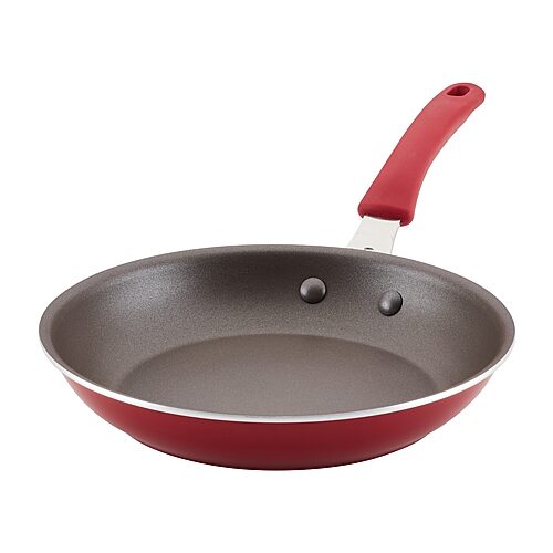 Rachael Ray Cook + Create Aluminum Nonstick Frying Pan  10 - Red