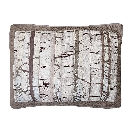Click here for Donna Sharp Birch Forest Pillow Sham  One Size  Gr... prices