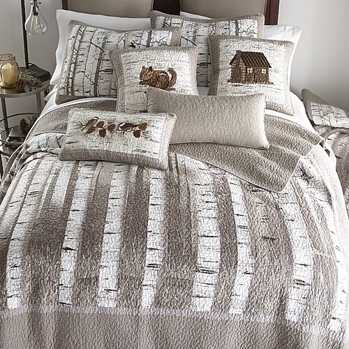Click here for Donna Sharp Birch Forest Quilt  One Size  Gray prices