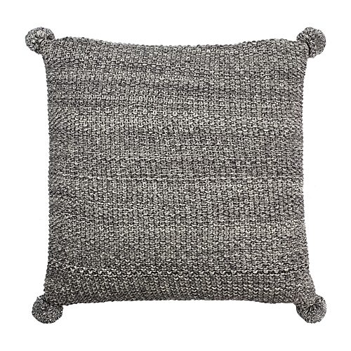 Click here for Safavieh Pom Pom Knit Square Throw Pillow  One Siz... prices
