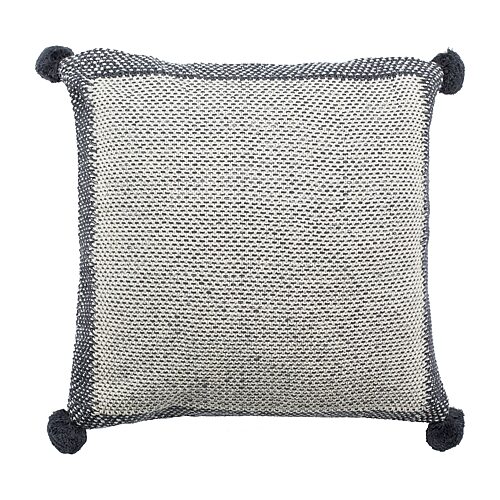 Click here for Safavieh Dania Knit 20 x 20 Pillow - Dark grey/nat... prices