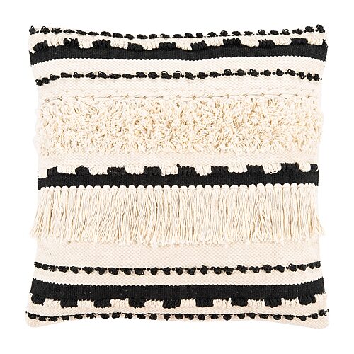 Click here for Safavieh Vanka 20 x 20 Pillow - Beige/black prices