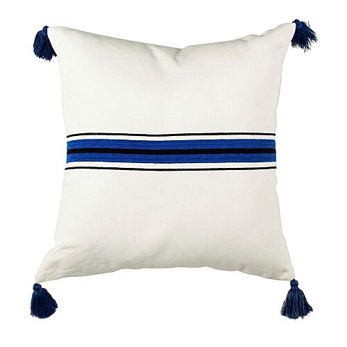 Click here for Safavieh Orlanda 16 x 16 Pillow - White/navy prices