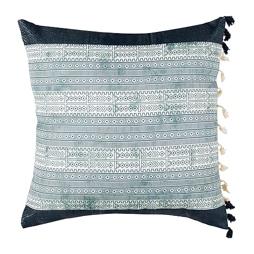 Click here for Safavieh Linnet 16 x 16 Pillow - Deep blue/grey prices