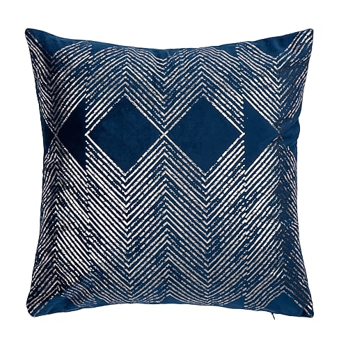 Click here for Safavieh Sarla 18 x 18 Pillow - Navy/grey prices