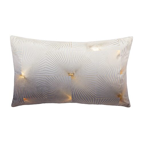 Click here for Safavieh Loran 12 x 20 Pillow - Grey/gold prices