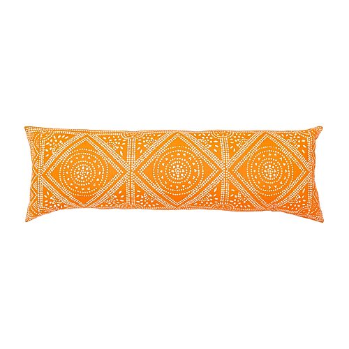Click here for Safavieh Valenti 12 x 36 Pillow - Orange/white prices