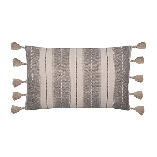 Click here for Safavieh Samerin 12 x 20 Pillow - Grey/white prices